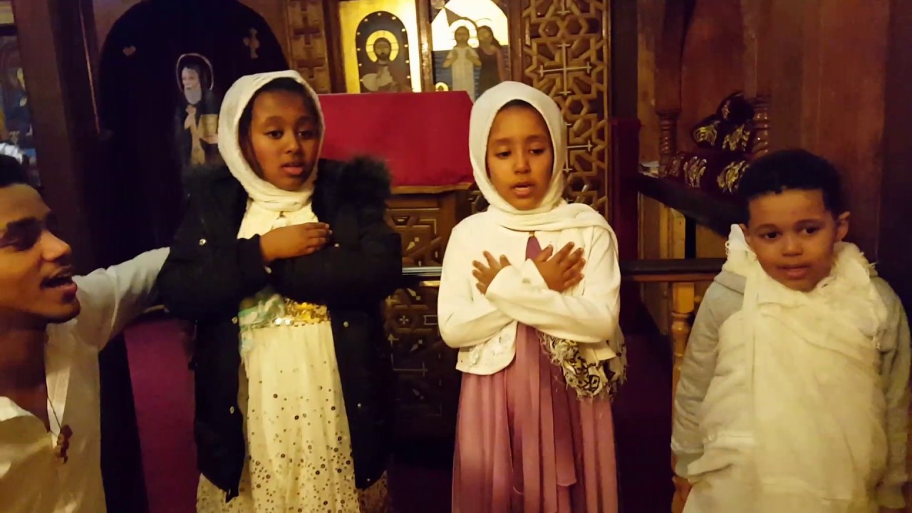 My spirtual kids at St Athanasius monastery - YouTube