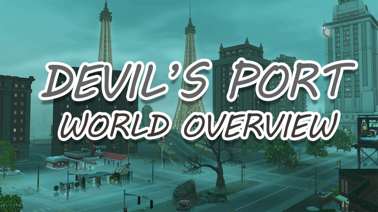 DARK CITY WORLD! Devil's Port The Sims 3 World Overview - YouTube