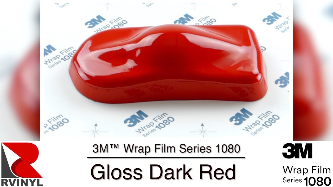 3M™ Wrap Film Series 1080 - Gloss Dark Red G83 Vinyl - YouTube