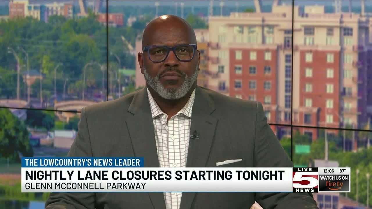 VIDEO: Glenn McConnell Parkway lane closures to start Wednesday night ...