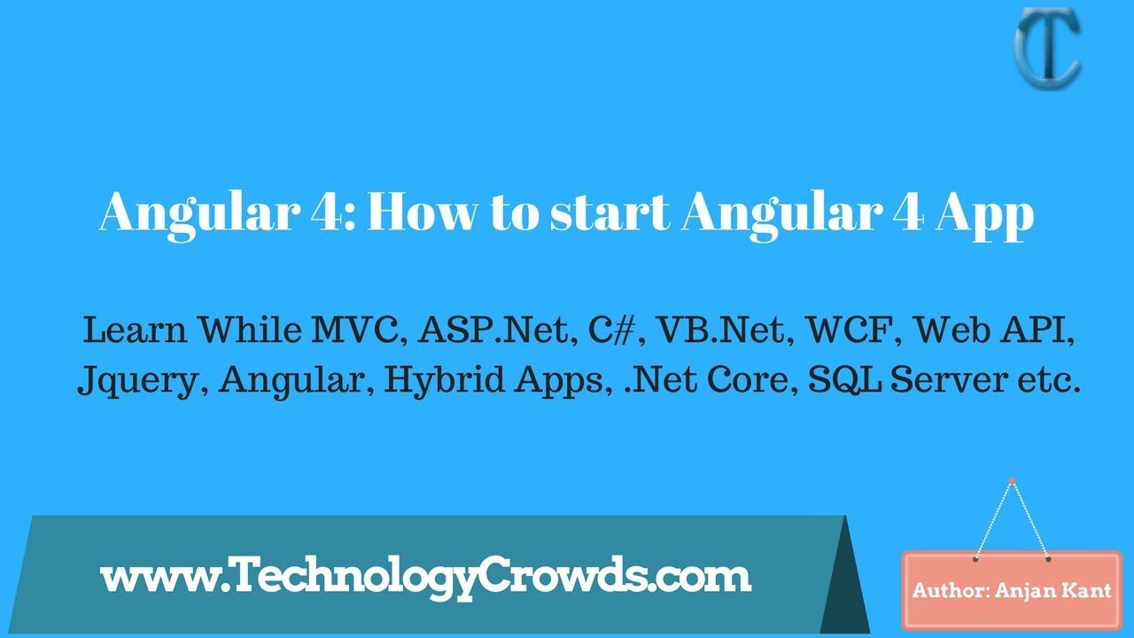 Angular 4 How To Start Angular 4 App YouTube Angular 4 How To Start Angular 4 App YouTube