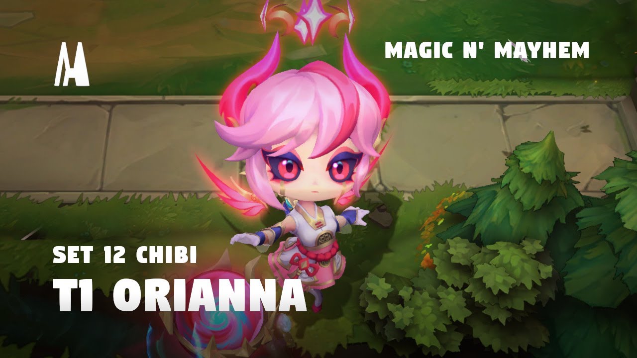 CHIBI T1 ORIANNA | FINISHER, BOOM, EMOTES | TFT SET 12 - YouTube
