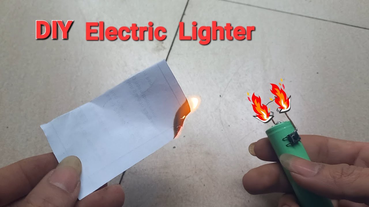 How To Make an Elictric Lighter! - With a Lithium battery - YouTube