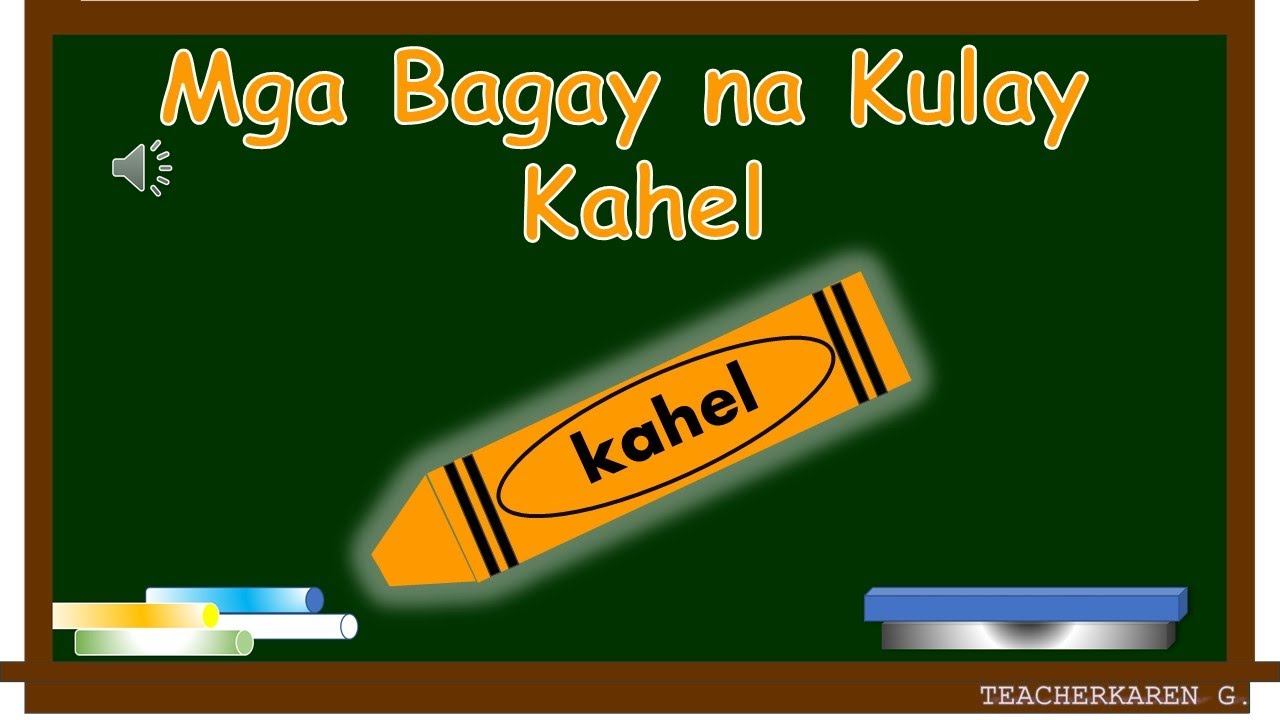 Mga Bagay na Kulay Kahel - YouTube