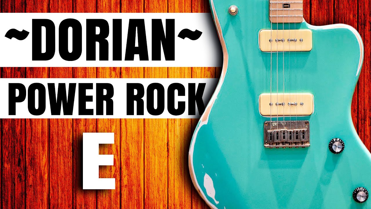 E DORIAN ROCK GUITAR PLAY ALONG - Guitar Backing Track - YouTube
