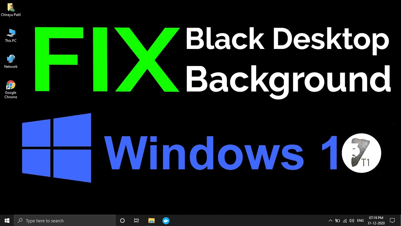 How To Fix Black Desktop Wallpaper In Windows 10 YouTube how-to-fix-black-desktop-wallpaper-in-windows-10-youtube