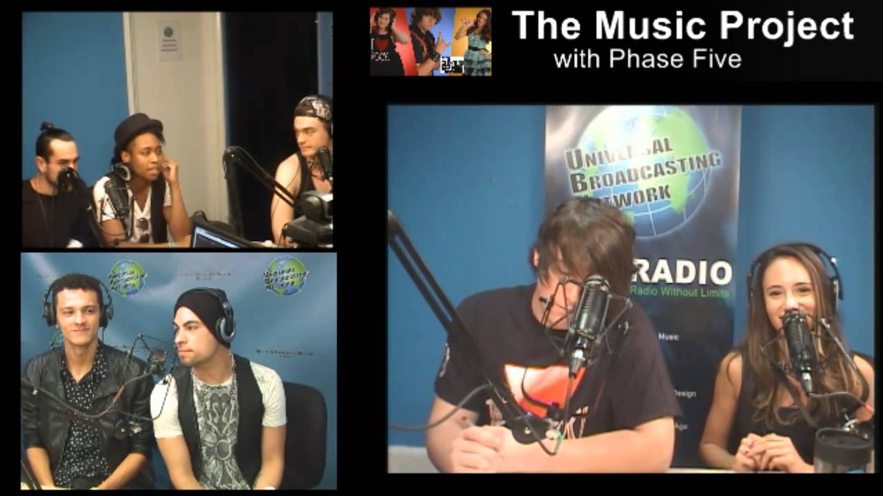 LIVE: Phase Five on The Music Project Radio - YouTube