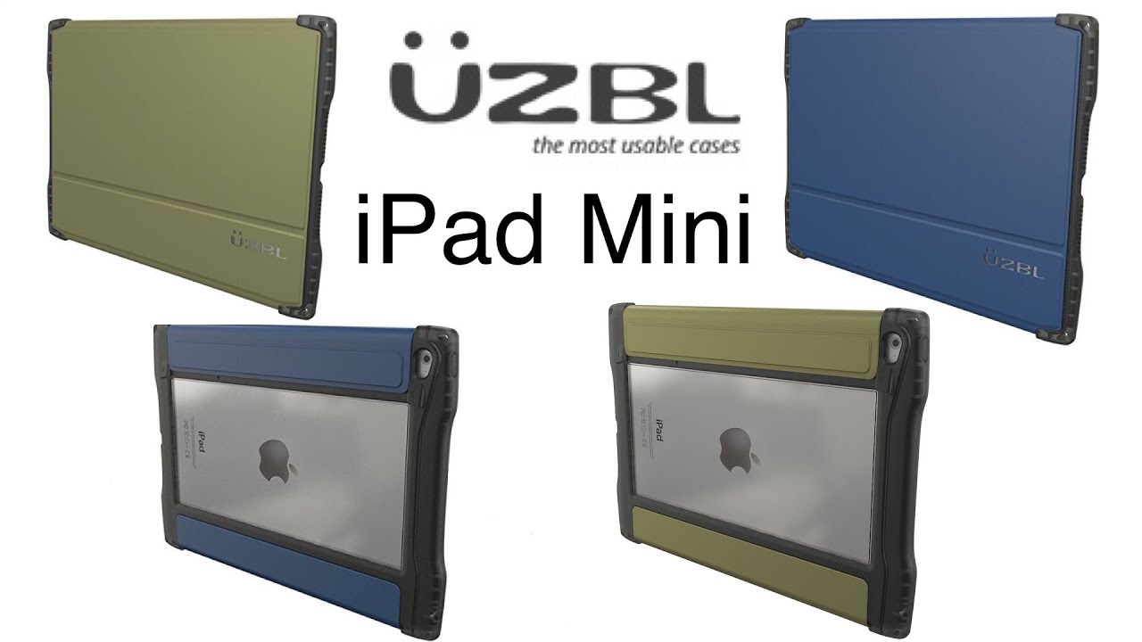 UZBL Rugged Folio Style Case for iPad Mini 1/2/3! - YouTube
