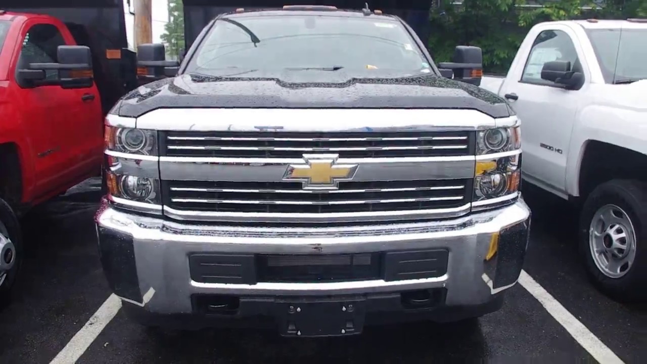 2017 Chevrolet Silverado 3500 Dually Dump Truck Walkaround - YouTube