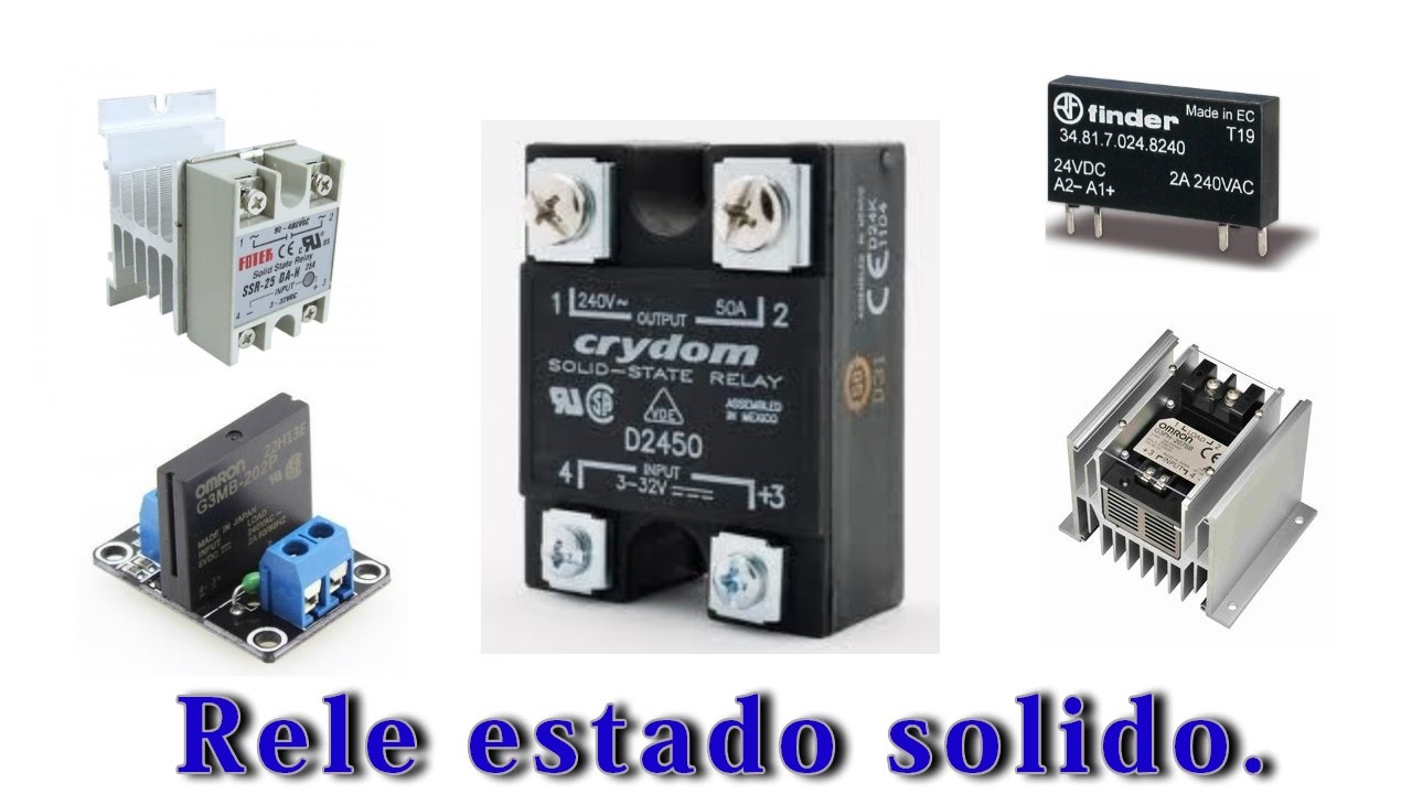 Rele estado Solido ( SSR) : Explicacion basica y conexionado. - YouTube