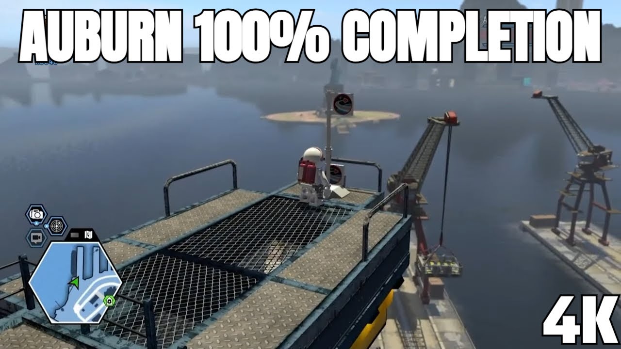 Lego City Undercover Auburn 100% Completion in 4K - YouTube
