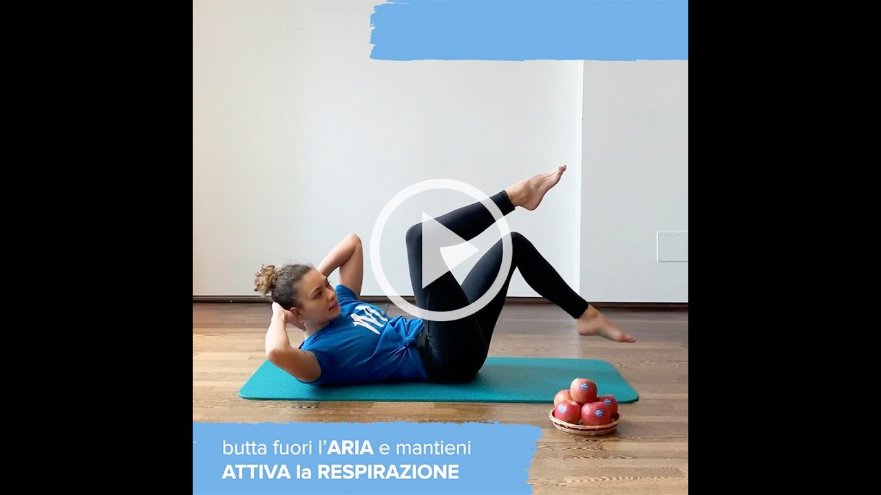 Criss cross: addominare la muscolatura obliqua del busto e del retto ...