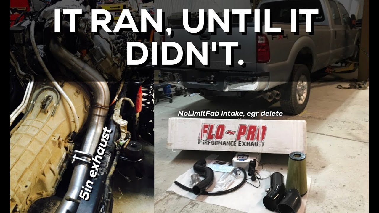 2015 6.7 into 2011 Swap IS DONE! Ford Powerstroke F-250 - YouTube