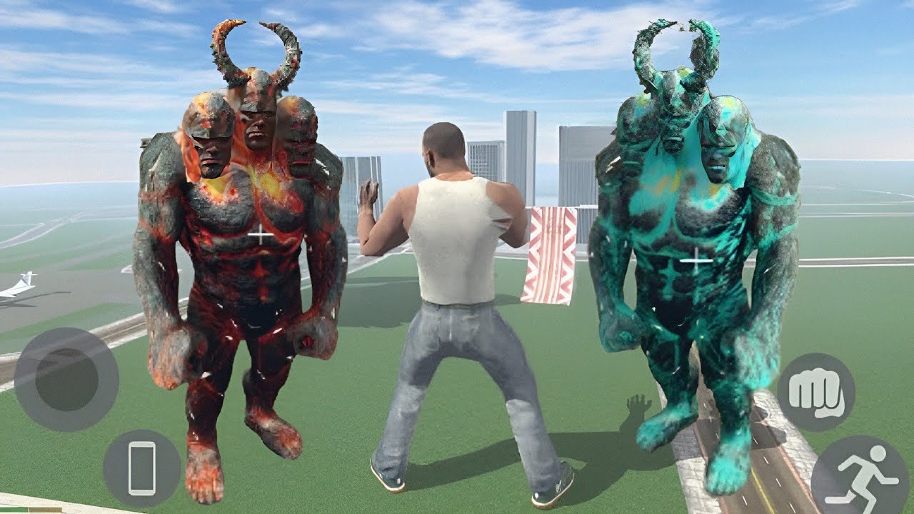 Lava God Vs Ice God - INDIAN BIKES DRIVING 3D - YouTube
