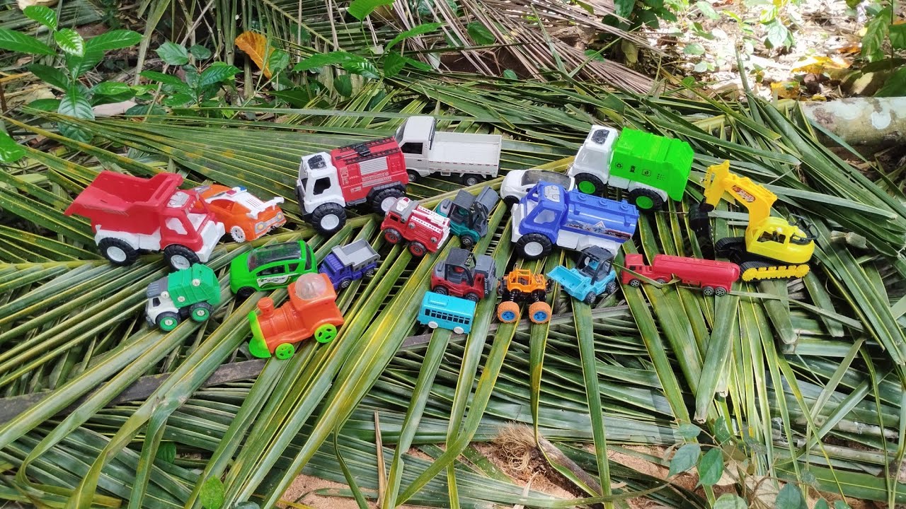 Mencari Mobil Mainan Baru Mobil Polisi Beko Truk Sampah Damkar Mobil ...