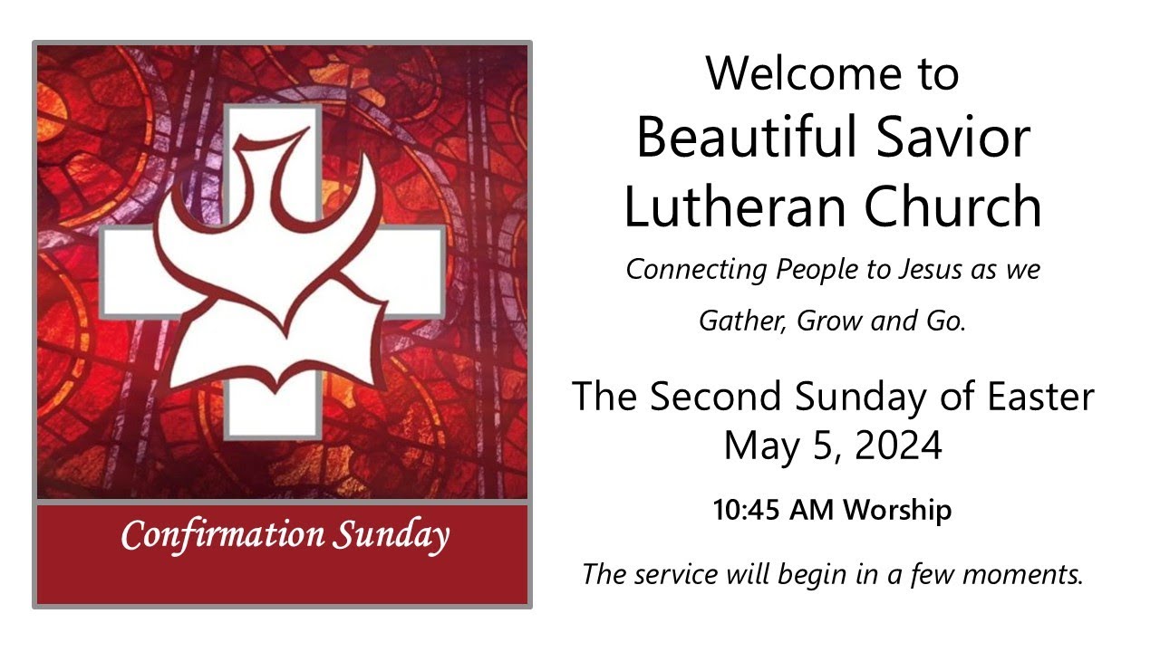 2025-04-27 - Worship - Confirmation Sunday - CONFIRMATION SERVICE - YouTube