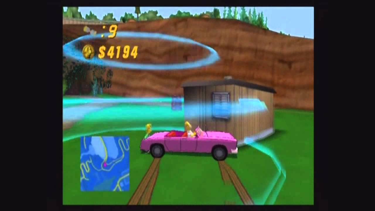 The Simpsons Road Rage - Homer - Springfield Dam - YouTube