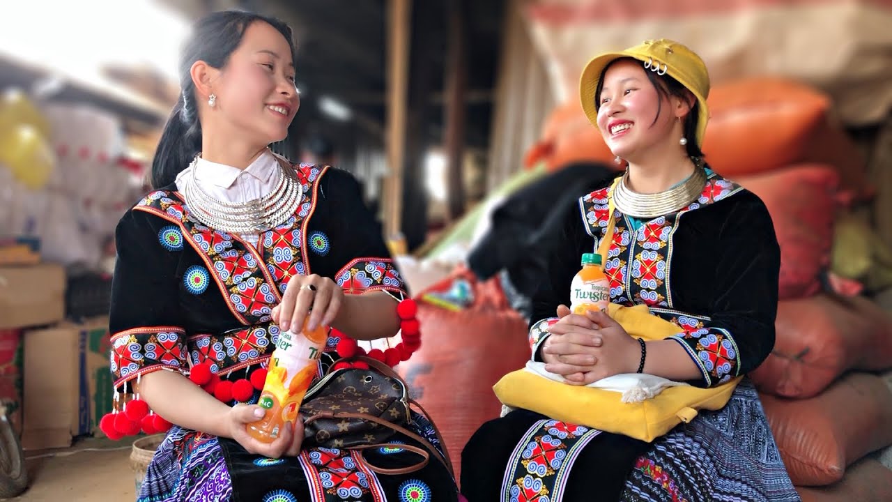 Trai Phố lên bản Tán Gái - Làm quen hai em Hmong Xinh Nhất Bản - YouTube