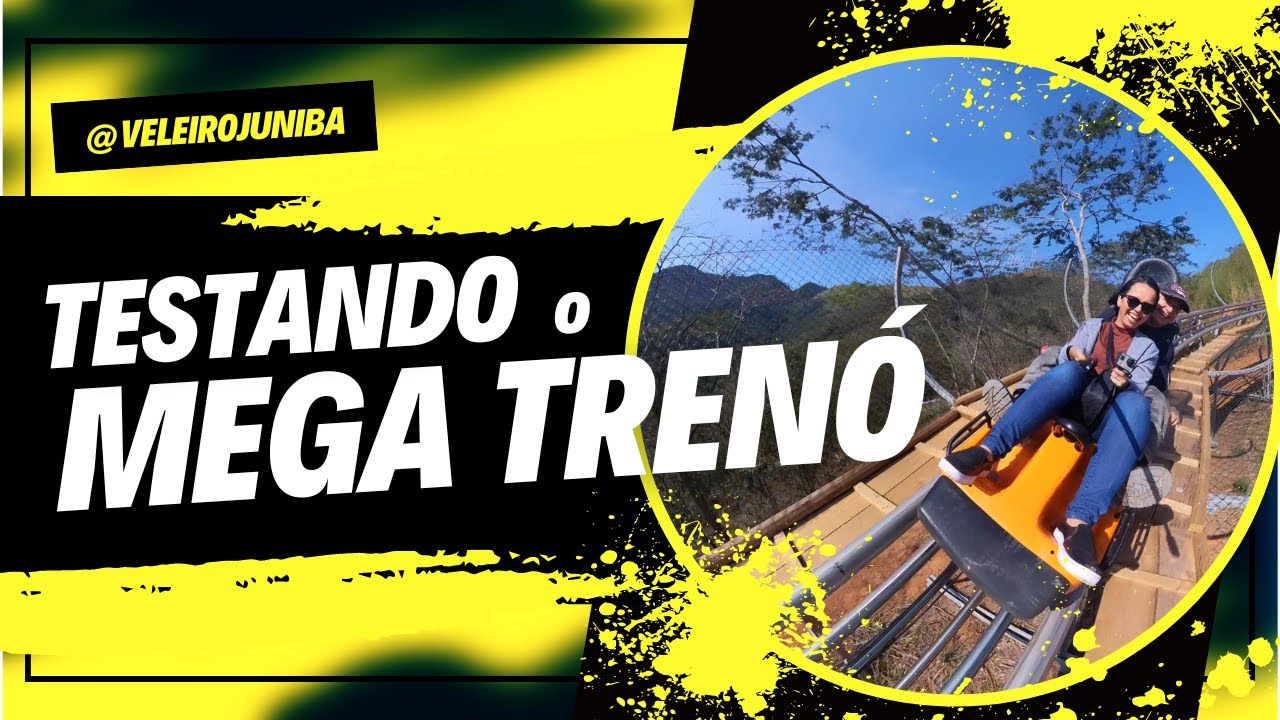 Mega Treno no Parque dos Dinossauros em Miguel Pereira - YouTube