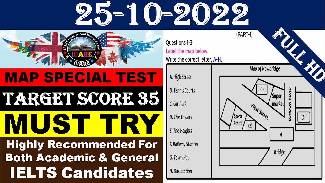 MAP Special IELTS Exam Listening Test With Answers | IELTS Listening ...