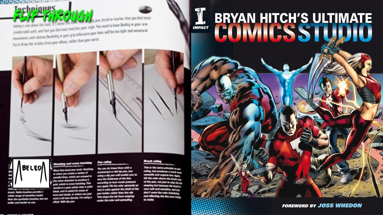 Bryan Hitch Ultimate comic studio - YouTube