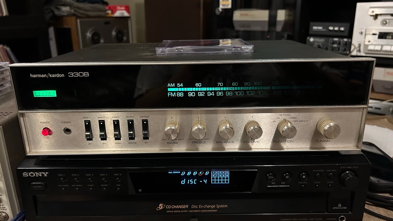 Harman Kardon Model 330B Stereo Receiver! Review and Demonstration ...