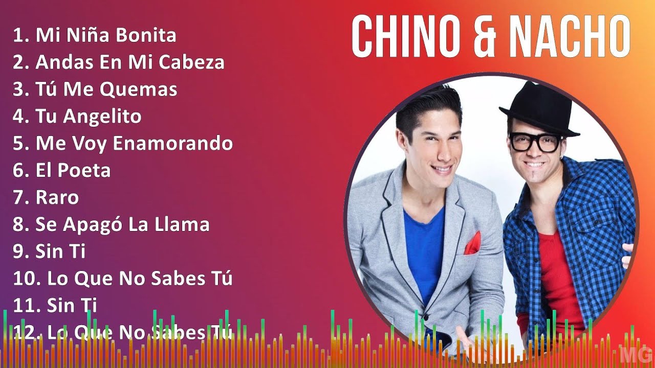 Chino & Nacho 2024 MIX Grandes Exitos - Mi Niña Bonita, Andas En Mi ...
