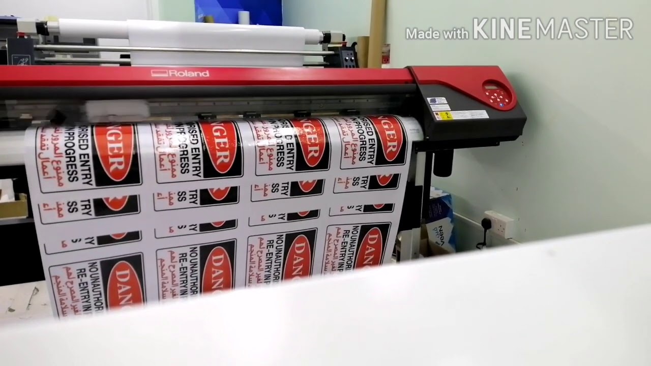 Roland VersaExpress RF - 640 - YouTube