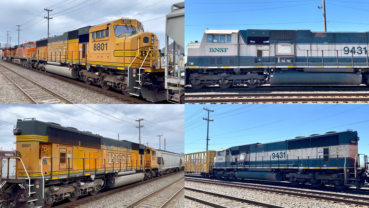 Seattle Trains: Two Uncommon EMD SD70MAC Spotted: One BNSF & Other ...