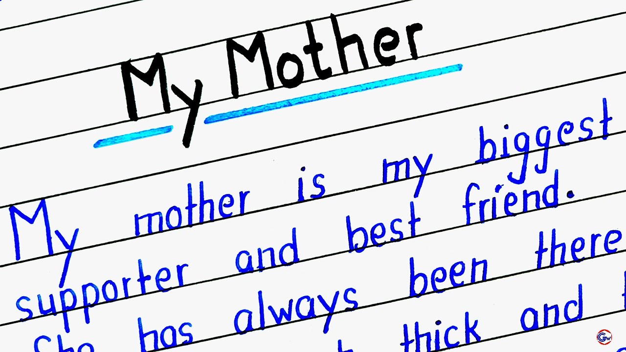 10 lines on My Mother essay writing in english | Essay on My Mother ...