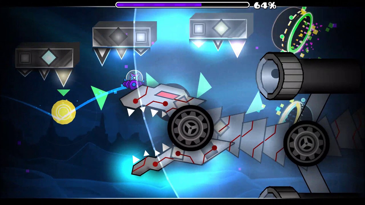 cyber dragon (Very Easy Demon) by kientong345 - Geometry Dash - YouTube