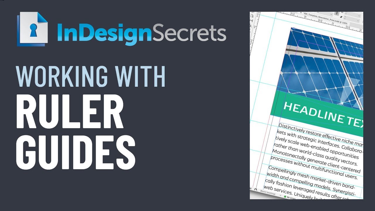InDesign How To Work With Ruler Guides Video Tutorial YouTube InDesign How To Work With Ruler Guides Video Tutorial YouTube
