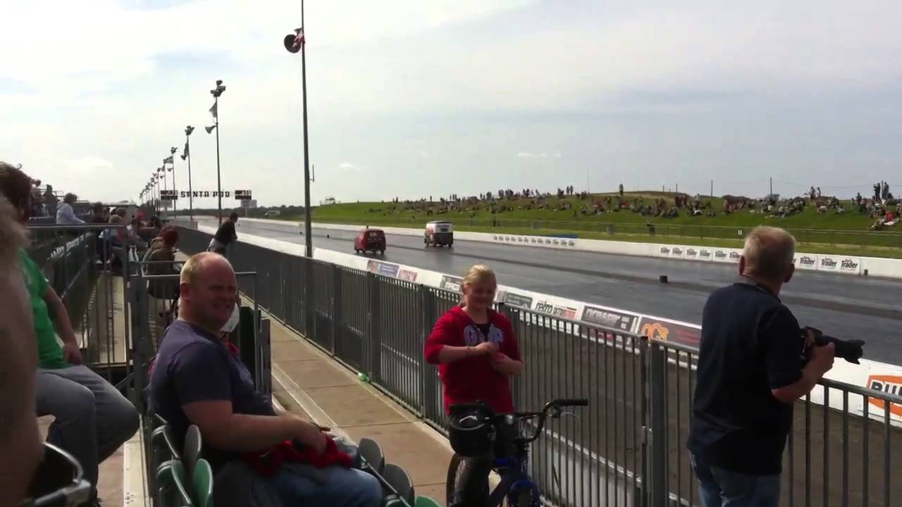 Santa pod vw bus drag racing 2 - YouTube