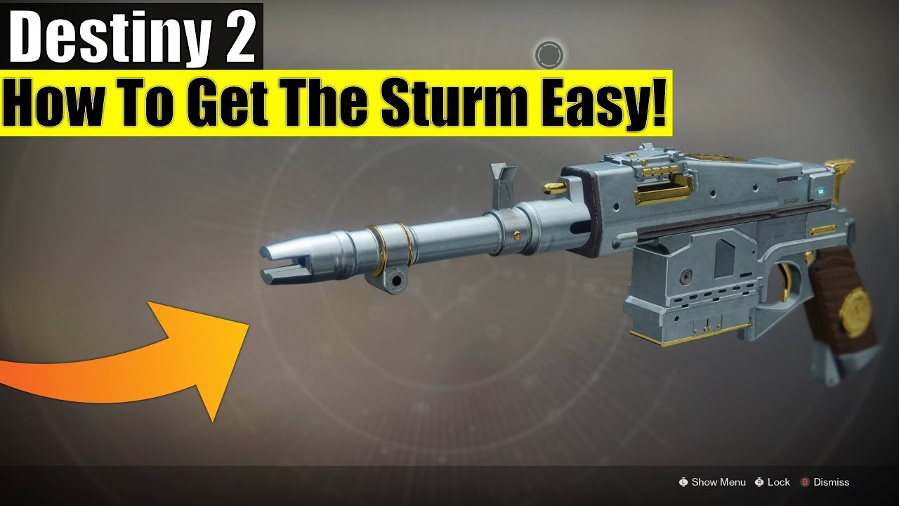 Destiny 2 - How To Get The Sturm Amazing Exotic Handcannon! (Full Guide ...