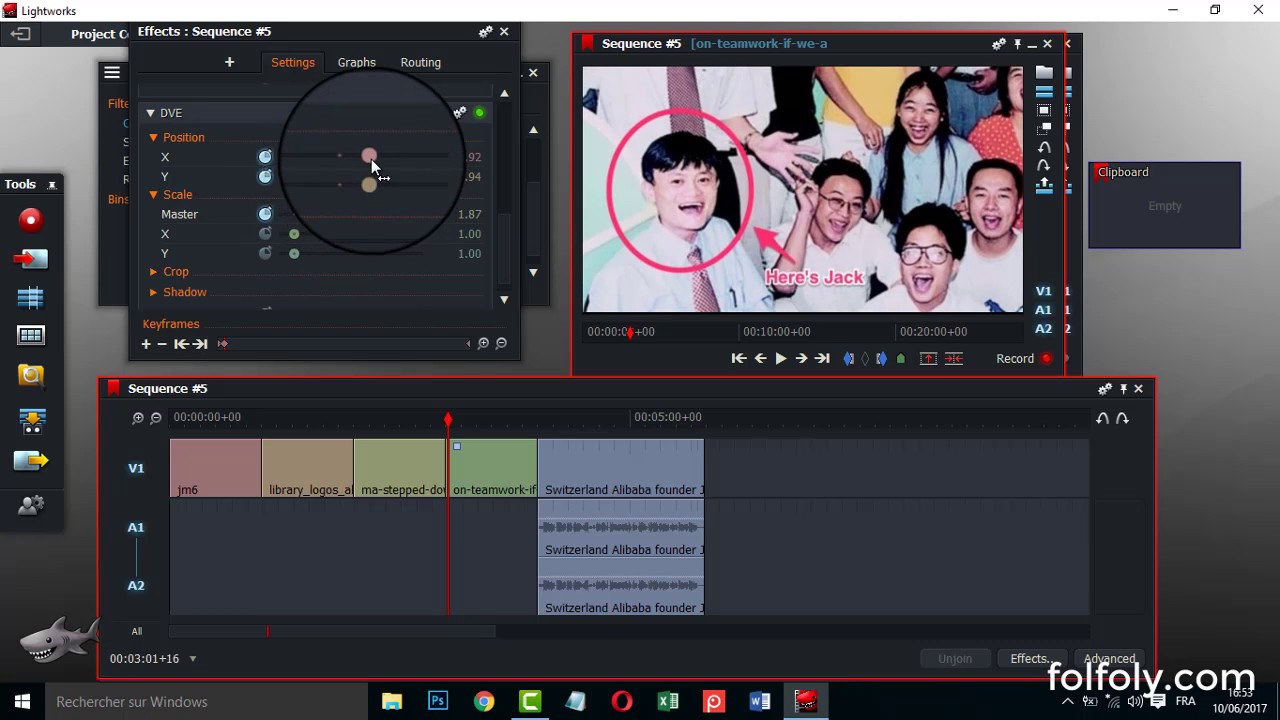 شرح Lightworks: برنامج تصميم فيديو للكمبيوتر تاثيرات Effects - YouTube