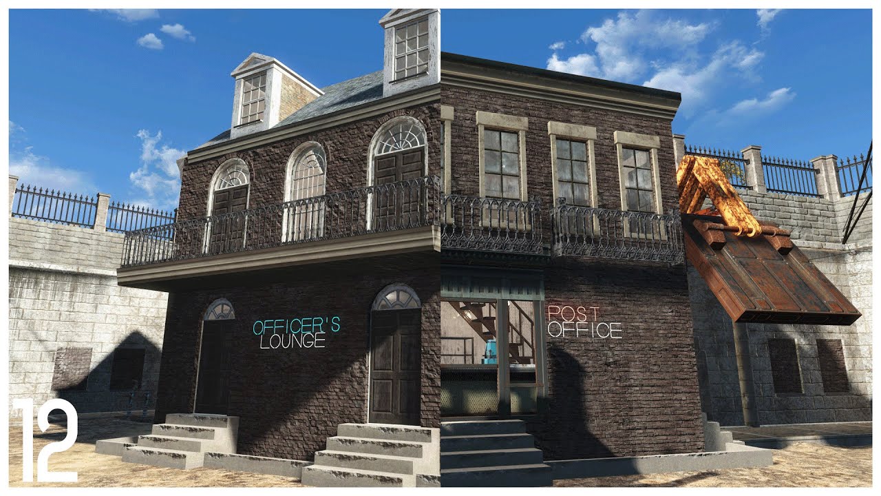 Fallout 4 Settlement Builds #12 | The Castle's Courtyard | CN Games ...