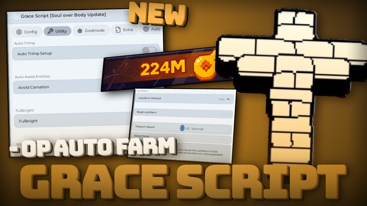 *NEW* Grace Script NO KEY - Auto Farm Keys & Bricks, God Mode, Soul ...