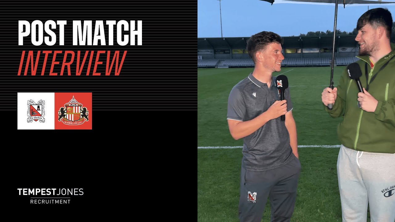 Sunderland U21s Post-Match Interview: Will McGowan - YouTube