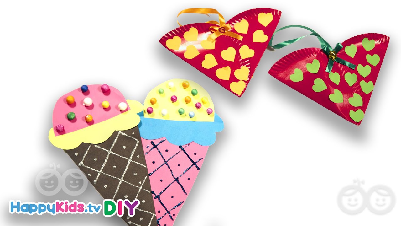 Simple Paper Craft for KIds | Paper Crafts | Kid's Crafts and ...