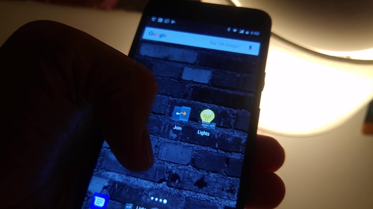 Toggling light with Join and IFTTT - YouTube