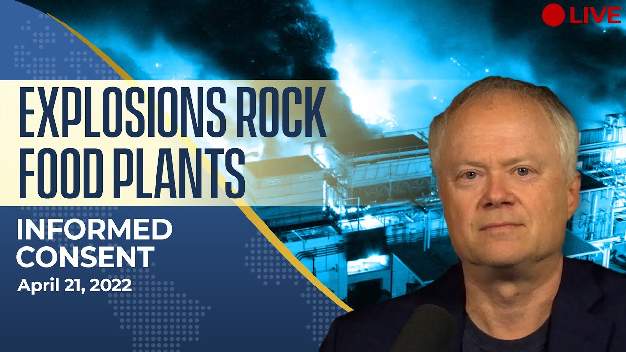 Multiple Food Plants Erupt in Flames - YouTube