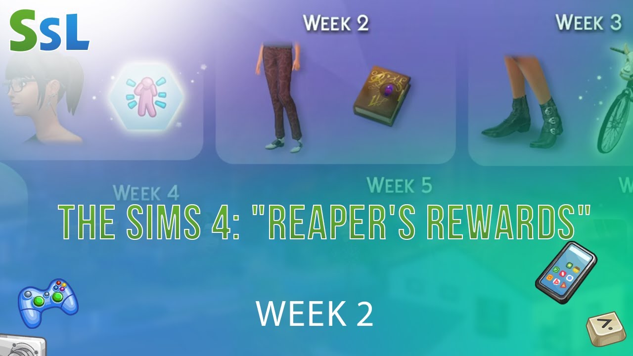 The Sims 4: "Reaper's Rewards" - Week 2 - YouTube