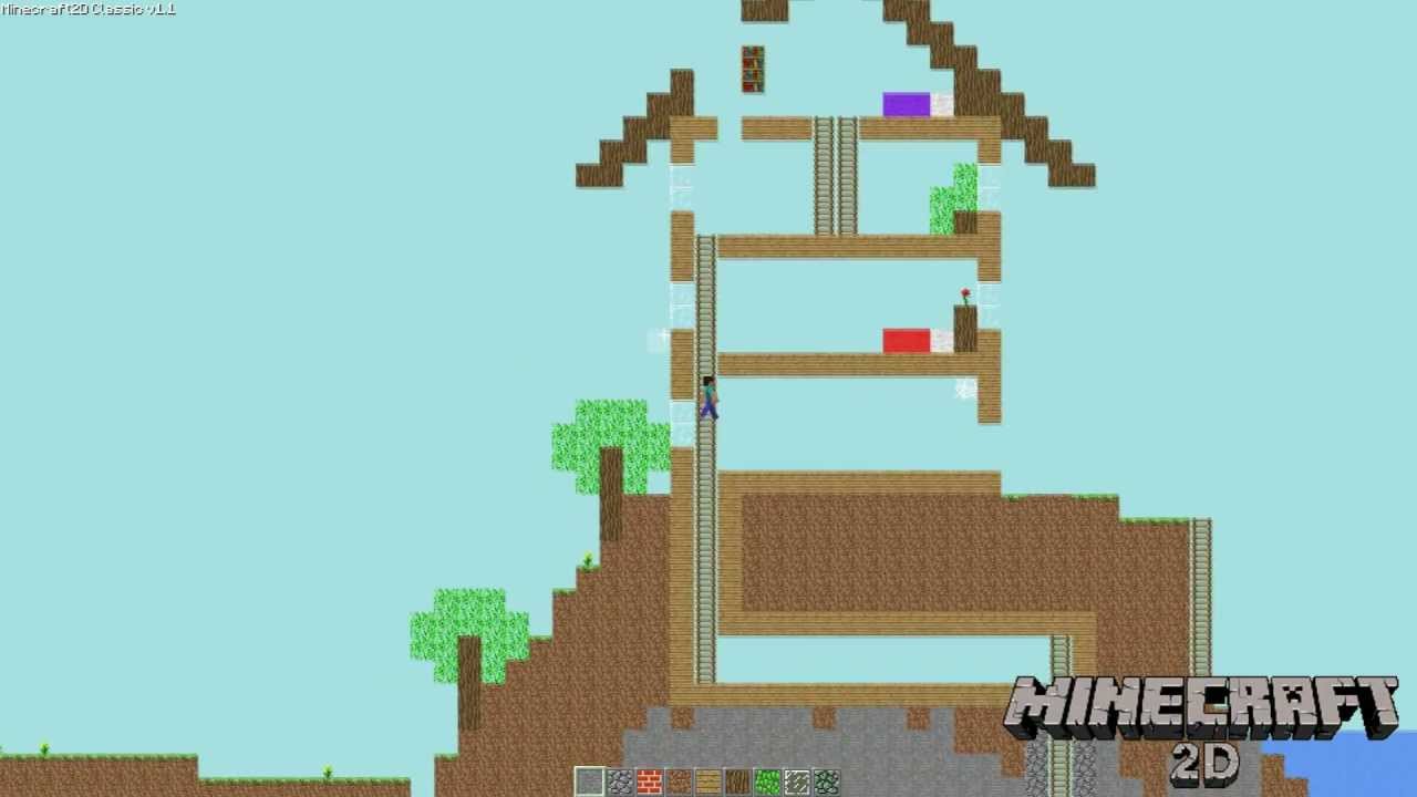 Minecraft2D - Fullscreen, Particles - YouTube