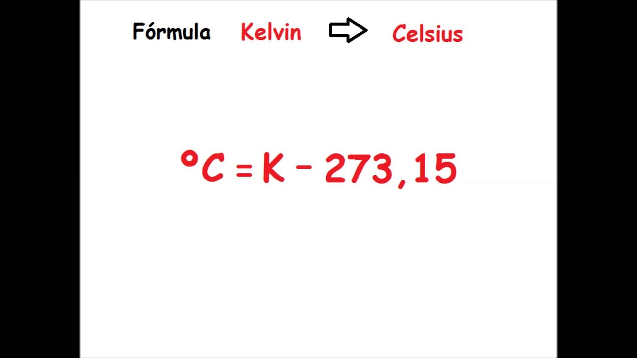 Converter Kelvin Para Celsius YouTube