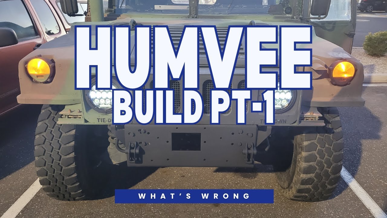 Humvee Build Pt-1 lets take a look at what needs to be done. - YouTube
