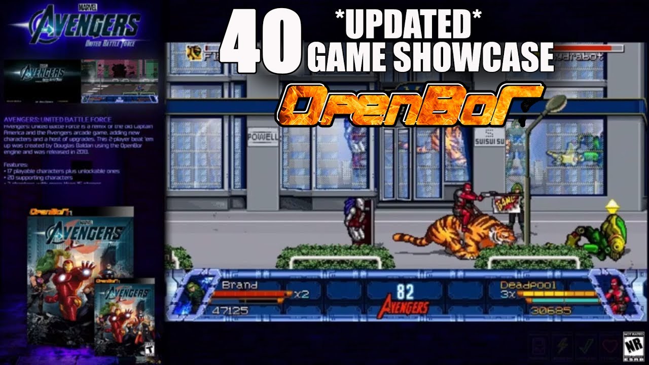 LB/BB *UPDATED* (Openbor) Showcase 2021 (40 Games) - Donell HD - YouTube