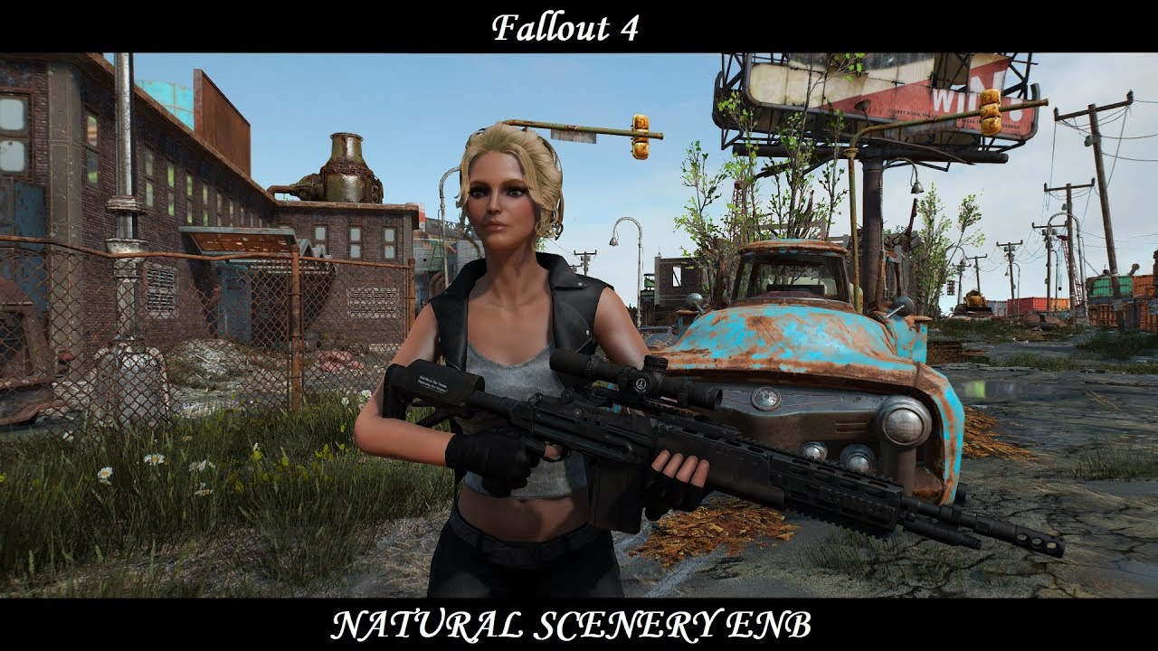 Fallout 4 - Natural Scenery ENB - YouTube