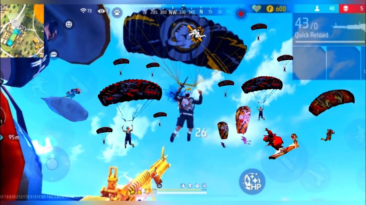 free fire double booyah gameplay - garena free fire - ff factory top ...