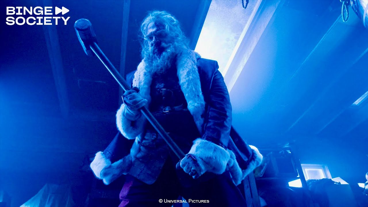 Violent Night (2018): Santa vs Kill Squad Scene - YouTube