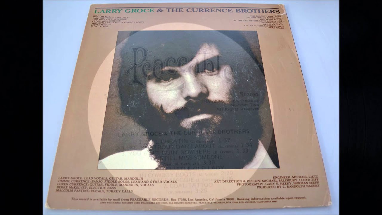 Little Old Lady in Cowboy Boots - Larry Groce & The Currence Brothers ...